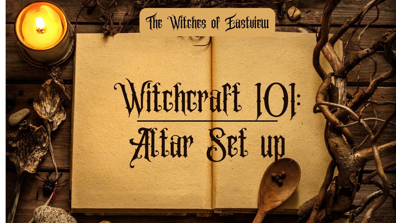 How to set up a witchcraft altar - Witchcraft Altar - Altar setup - YouTube