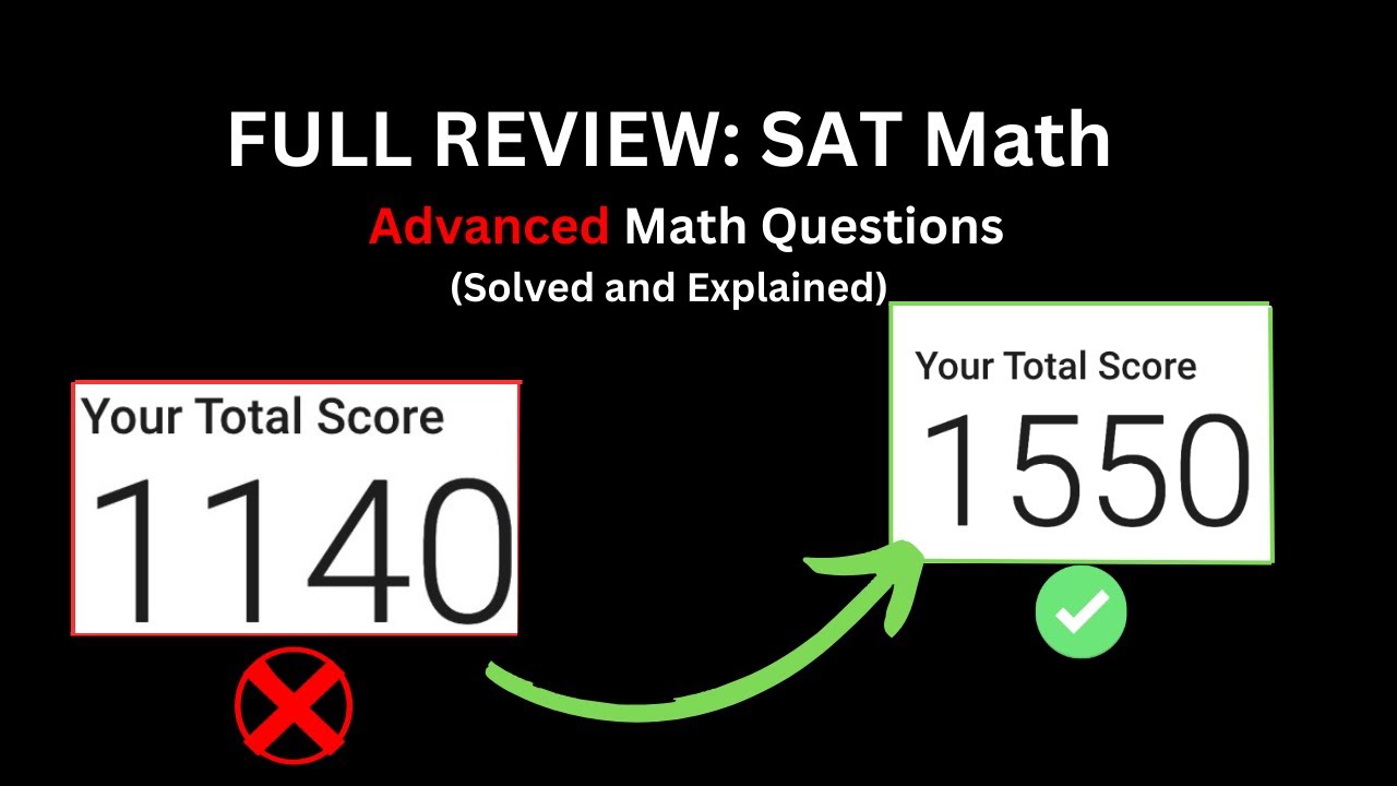 SAT Math Full Unit Review: Advanced Maths - YouTube
