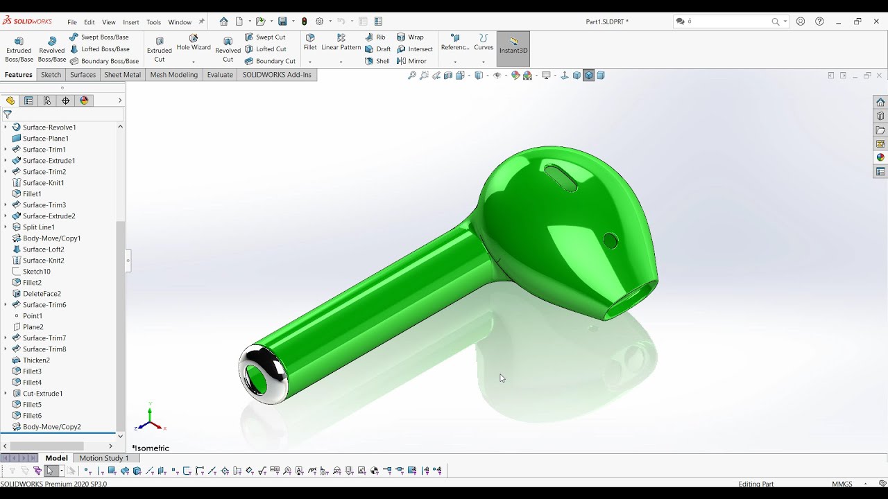 #Airpods 2 Modeling Tutorials in SOLIDWORKS. - YouTube