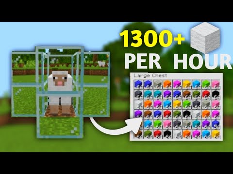 EASY Automatic Wool Farm Minecraft 1.20 - YouTube