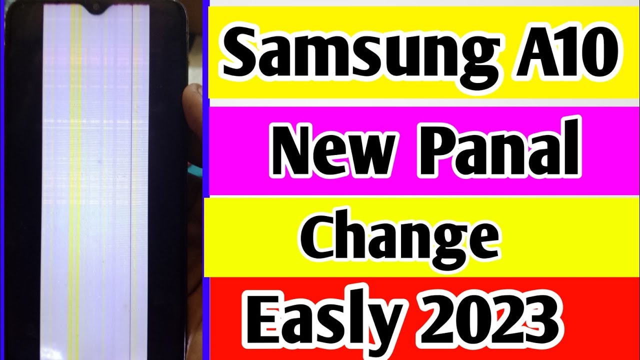 Samsung A10 new panal Glass replacement 2023 Easly - YouTube