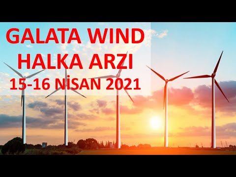 GALATA WIND ENERJİ A.Ş. HALKA ARZ OLUYOR. #BORSA #BIST100 #GWIND