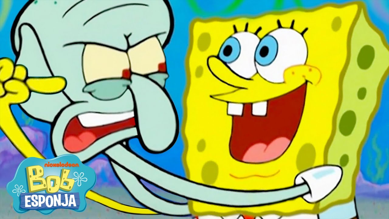 Bob Esponja | Calamardo Atrapado con Bob Esponja por 2 Horas Seguidas 💀 ...