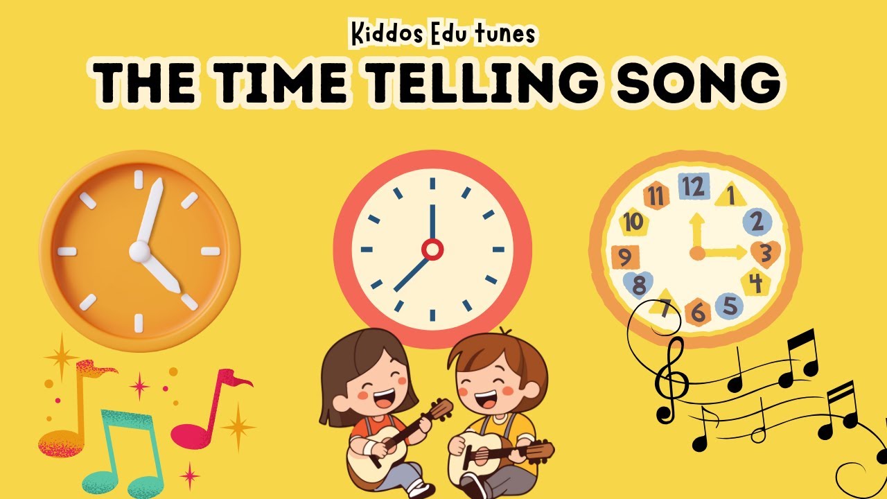 🎵 Learn How to Tell Time with "The Time Telling Song"! 🕒 - YouTube