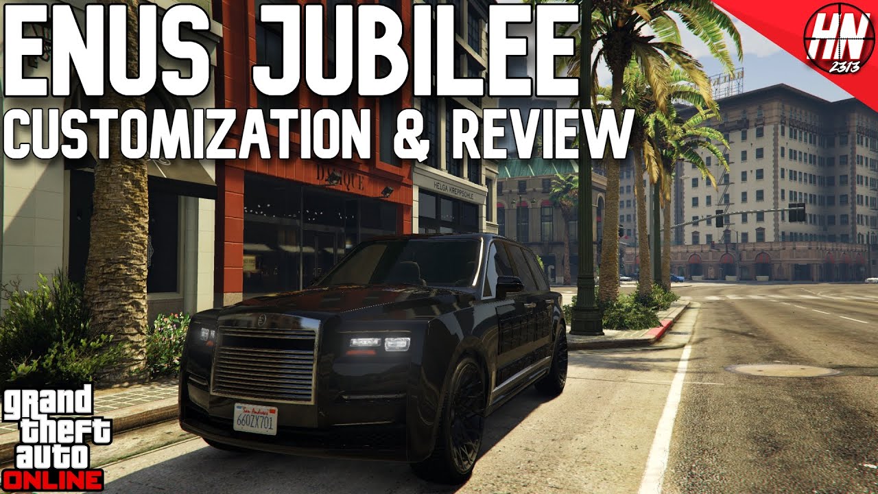 Enus Jubilee Customization & Review | GTA Online - YouTube