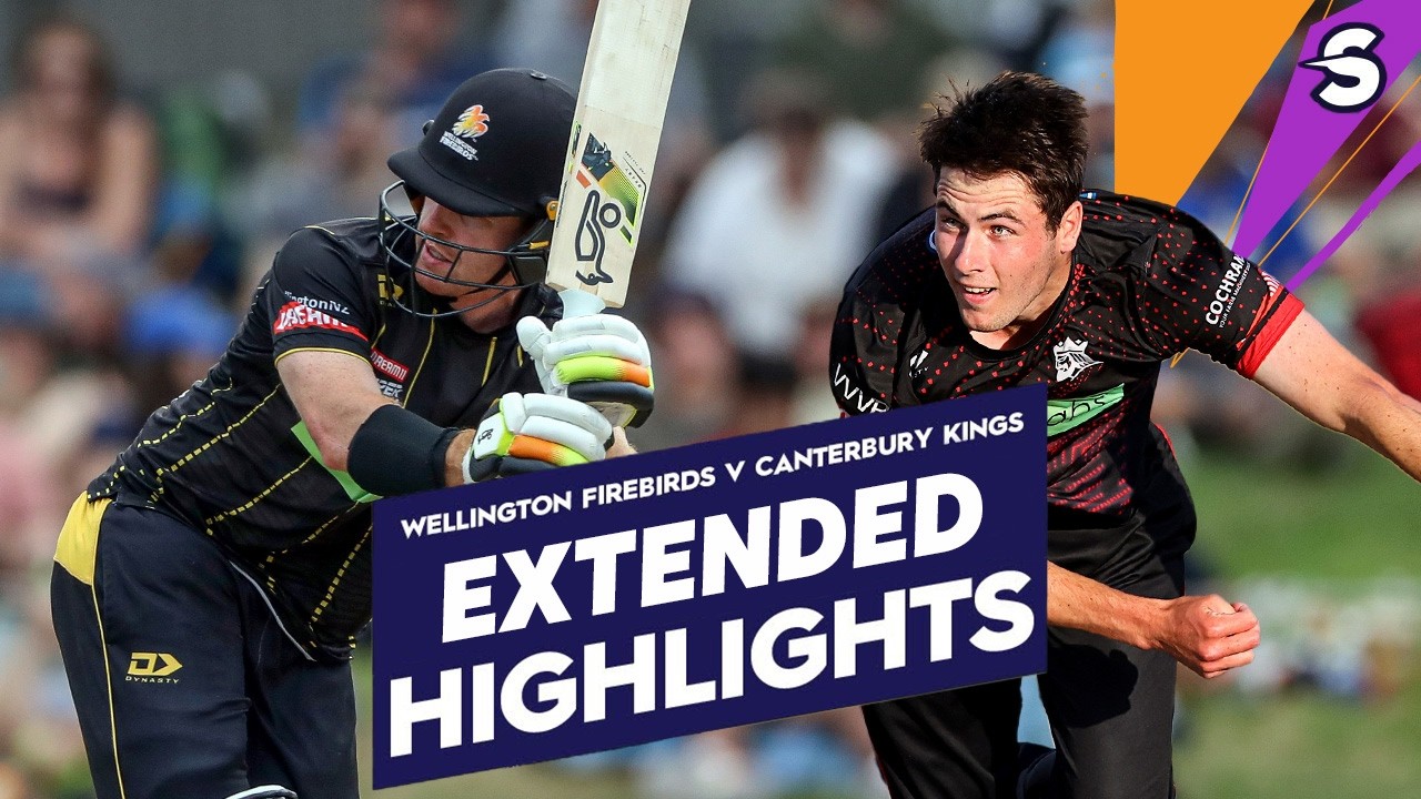 Nick Kelly Shines | Canterbury Kings v Wellington Firebirds | Extended ...