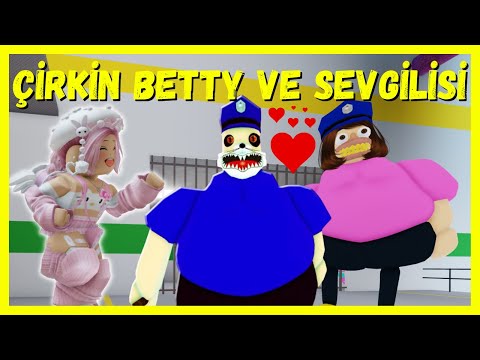 ÇİRKİN BETTY VE SEVGİLİSİ❤️ROBLOX ESCAPE BARNIE AND BENJIE'S PRISON