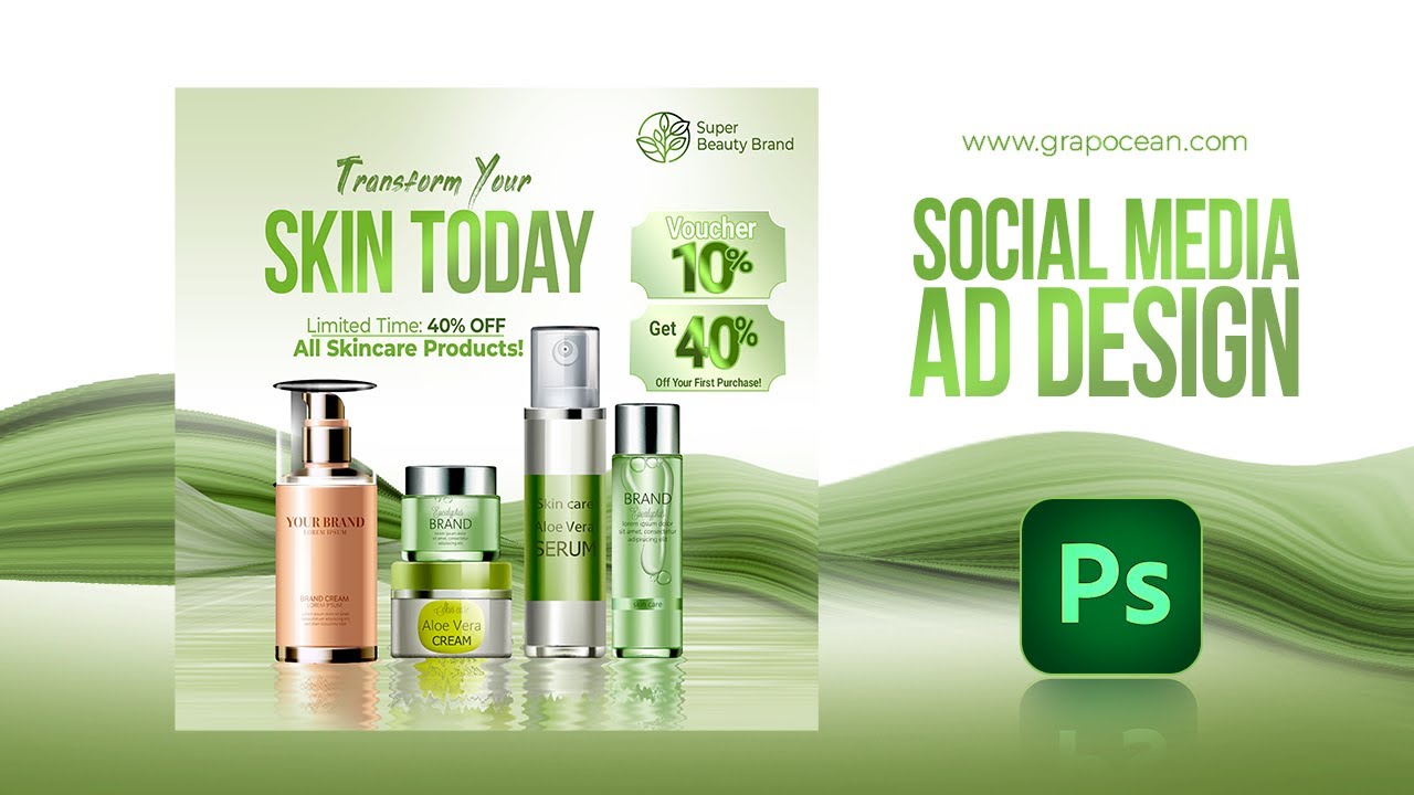 Elevate Your Brand: Premium Social Media Post Design for Beauty ...