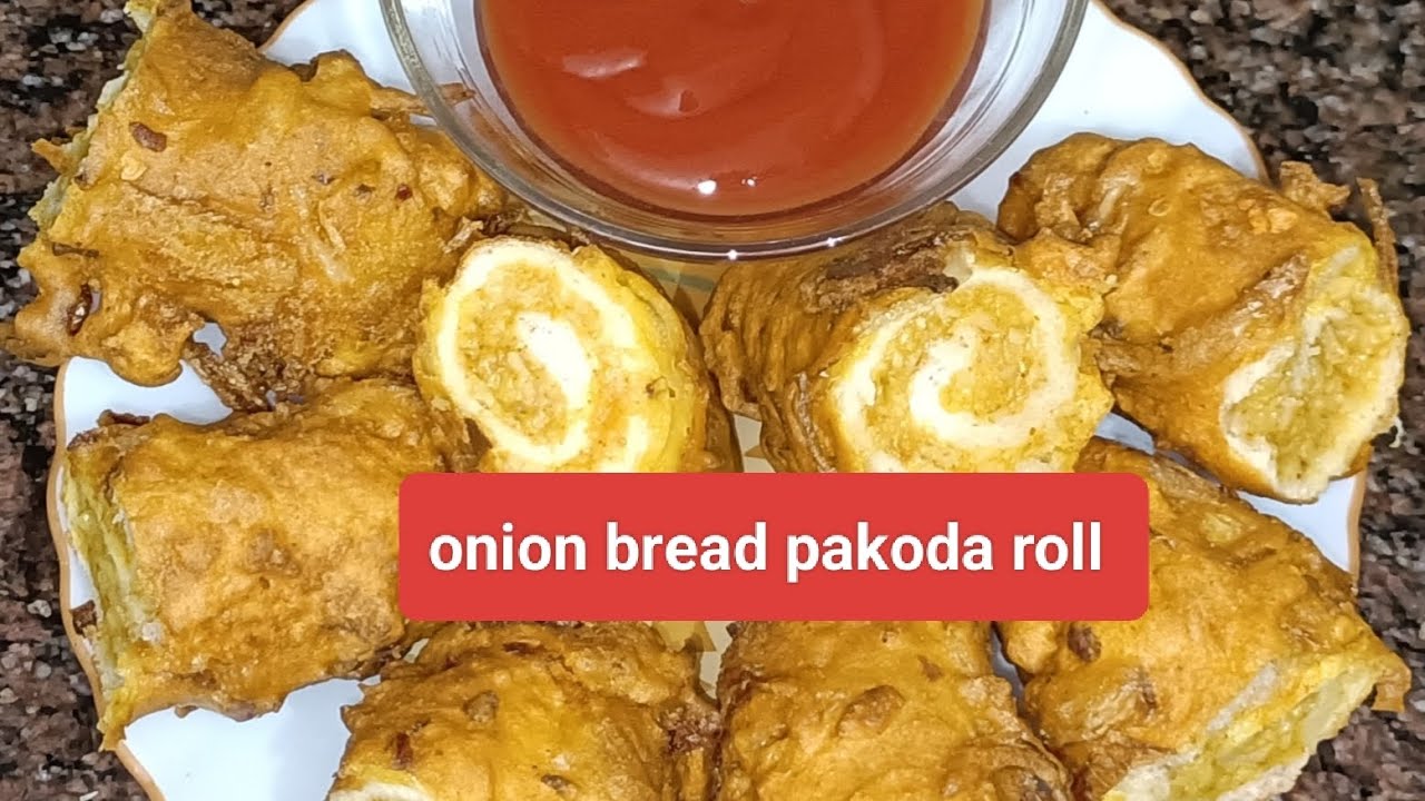 onion 🧅 bread pakoda roll recipe| प्याज ब्रेड पकौड़ा रोल#youtube #food ...