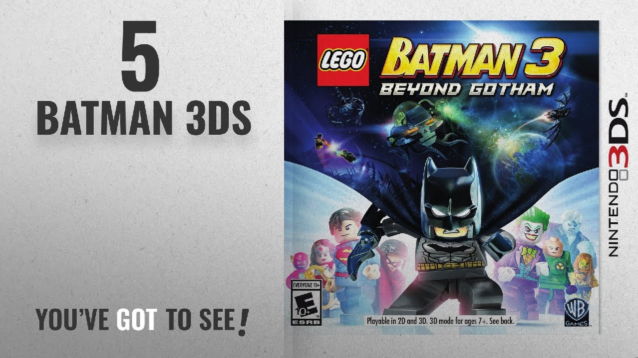 Top 10 Batman 3Ds [2018]: LEGO Batman 3: Beyond Gotham - Nintendo 3DS ...