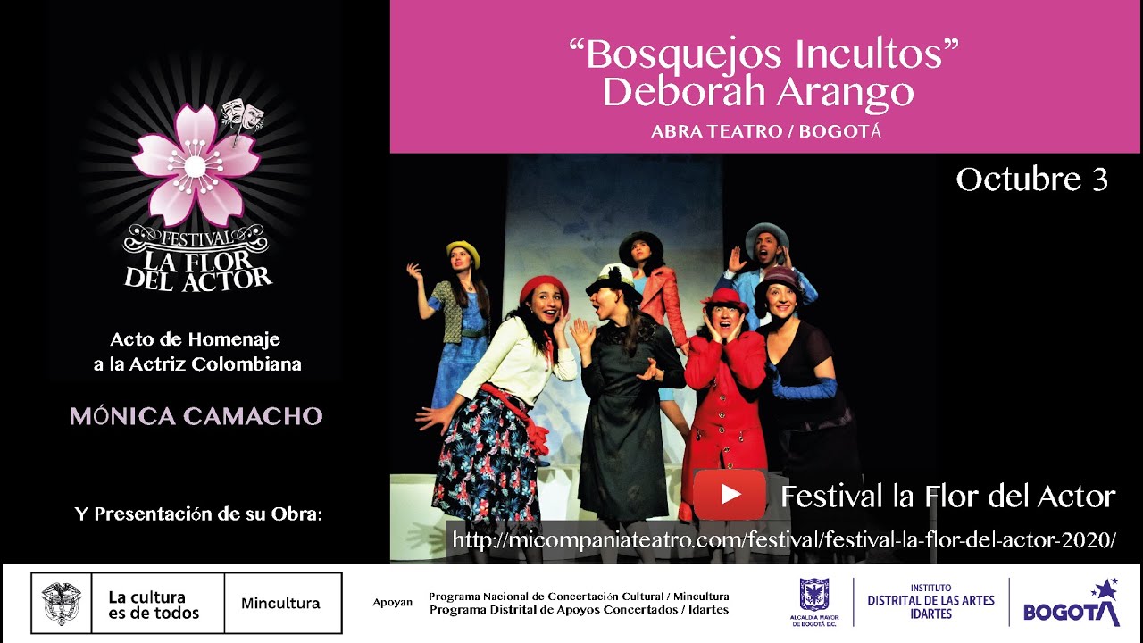 2020.HOMENAJE A MONICA CAMACHO, por sus 38 años como actriz. 3 de octubre - YouTube