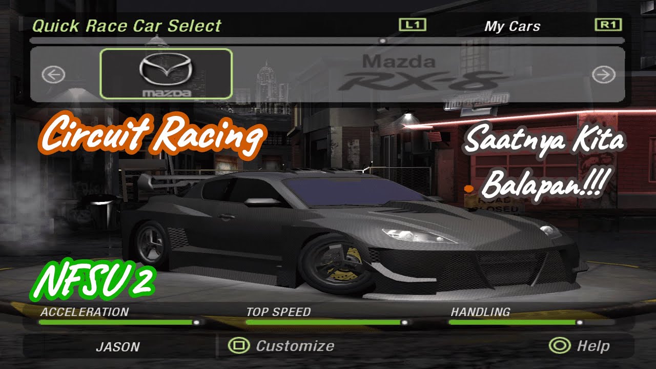 NFSU 2 : Maxda RX8 [Circuit Racing] - YouTube