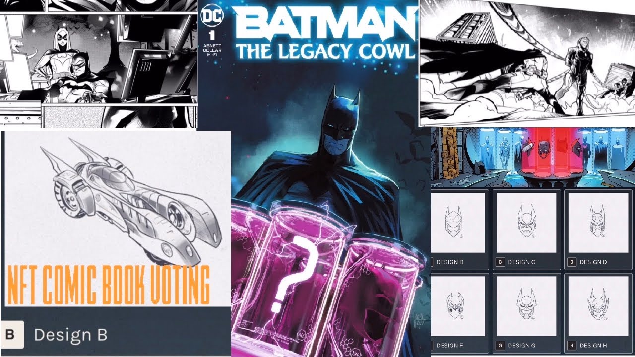 Batman The Legacy Cowl #1 +Behind The Scenes/From The Bat Cowl Collection By Palm NFT Studio ...