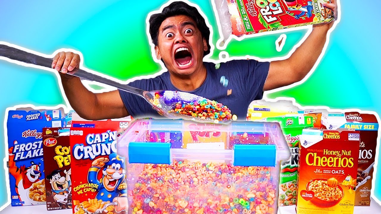 I Mixed All My Cereals Together ~ Balanced Breakfast - YouTube