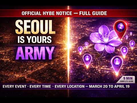 Army, Seoul Just Released the Official BTS THE CITY Guide and Here Is Everything 💜