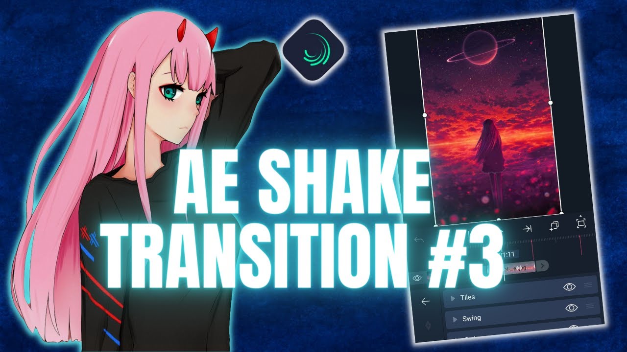 Badass AE Inspired Shake Transition #3 On Android || Alight Motion Tutorial - YouTube