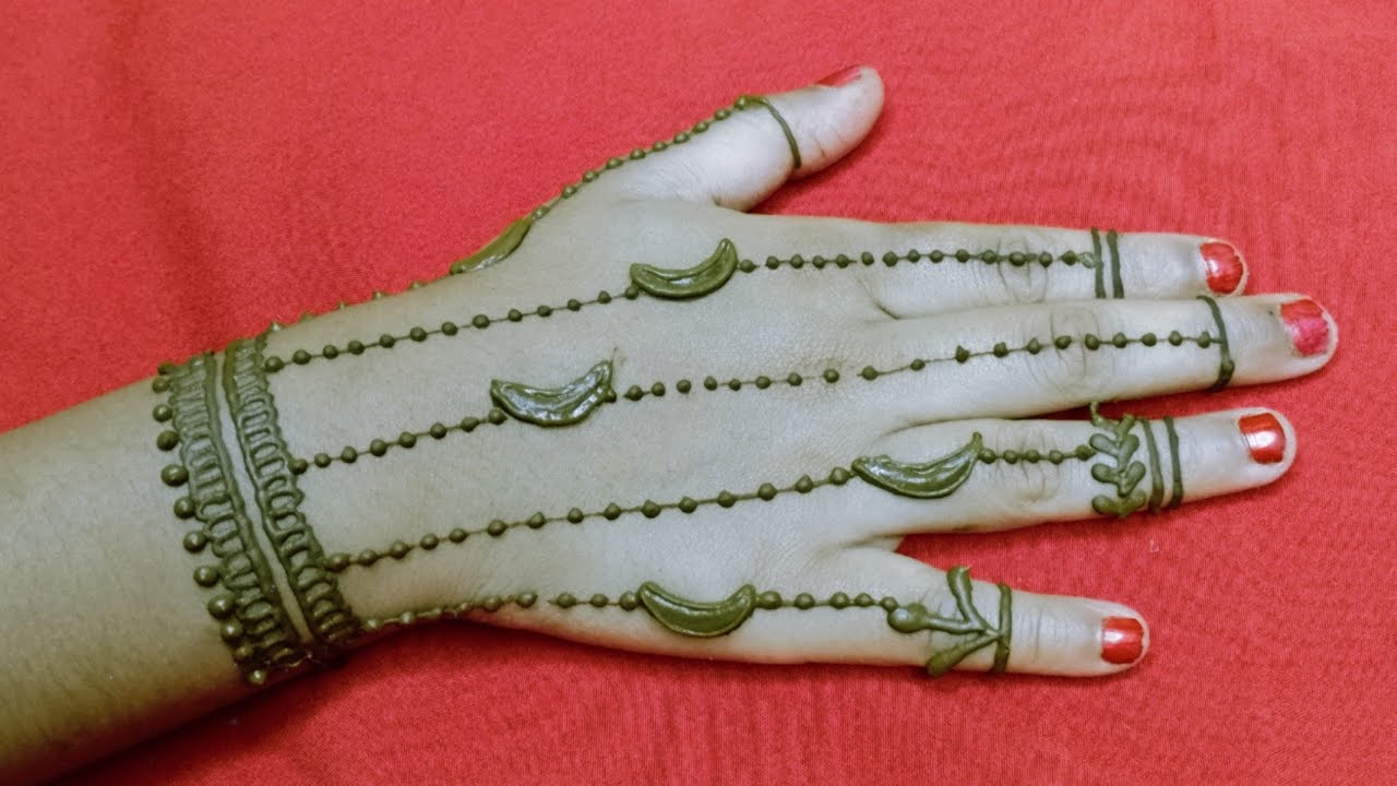 Eid//ramzaan special mehandi designs very easy and very simple mandhi ...