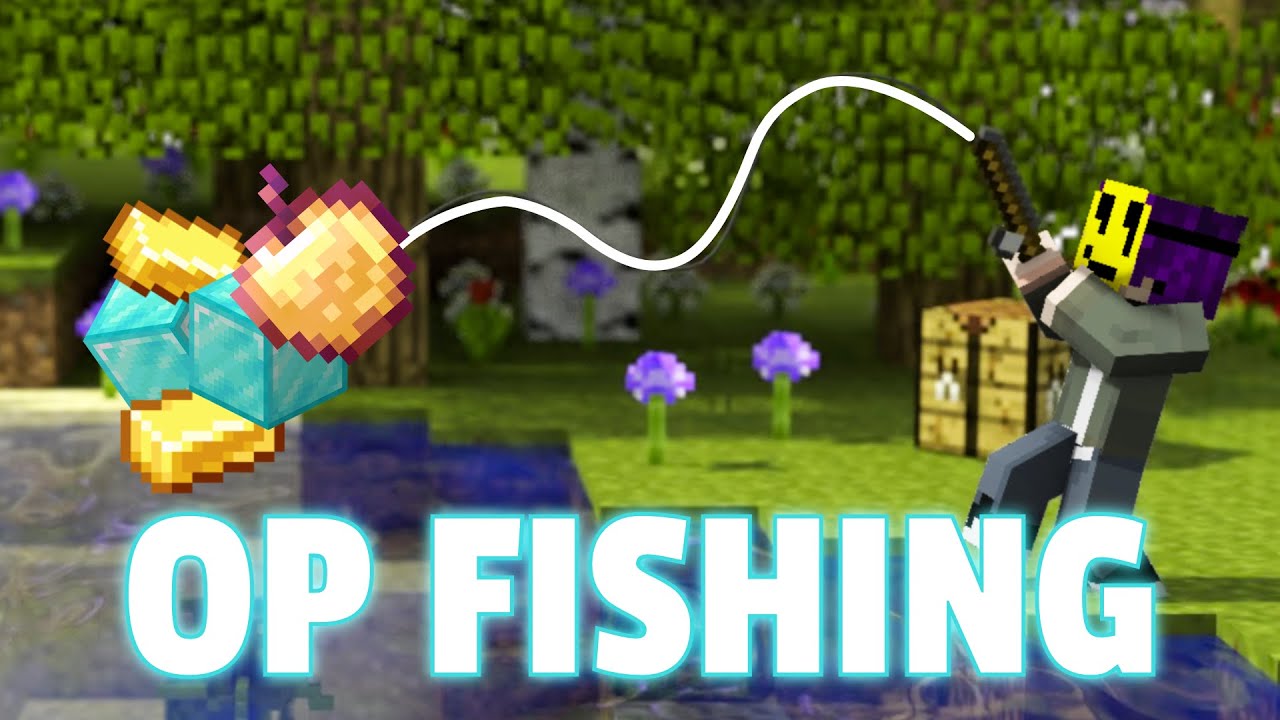 Minecraft Hunger Games, but FISHING is OP - YouTube