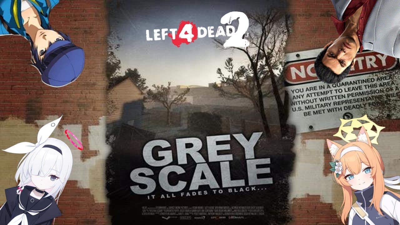 Left 4 Dead 2 Map Grey Scale - YouTube