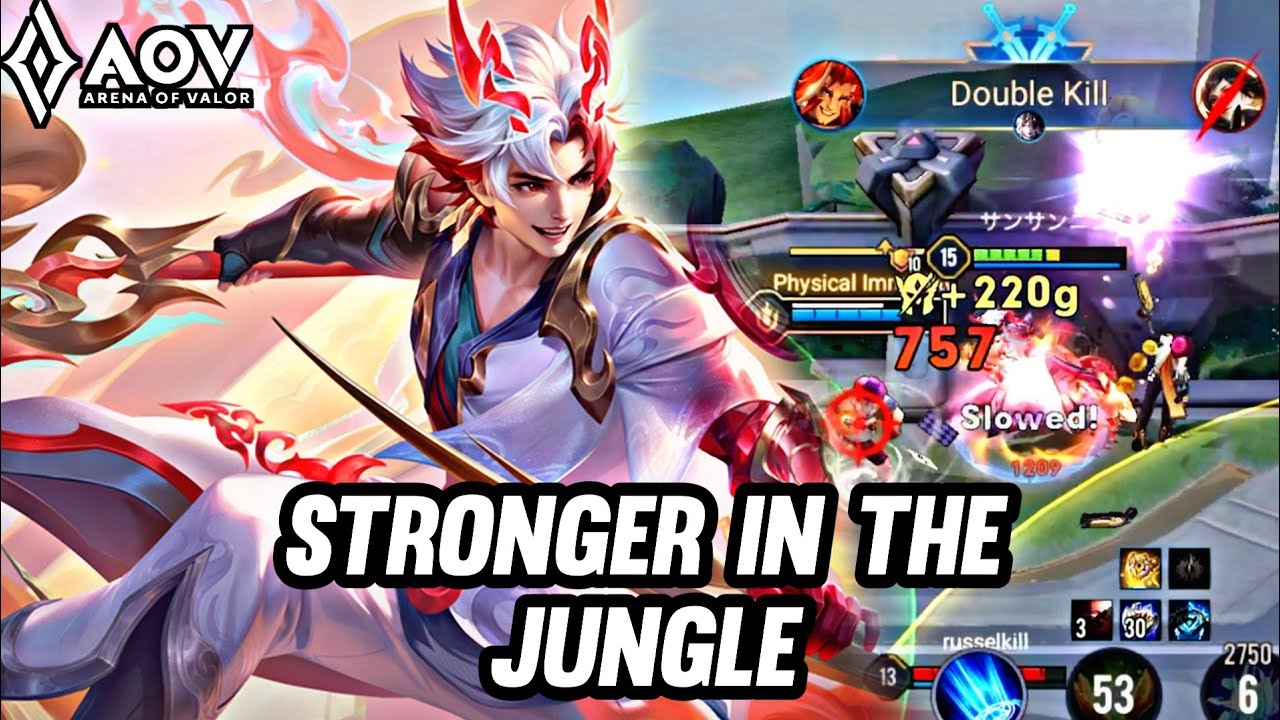 AOV : BIJAN GAMEPLAY | IN THE JUNGLE IT'S STRONGER - ARENA OF VALOR LIÊNQUÂNMOBILE ROV COT - YouTube