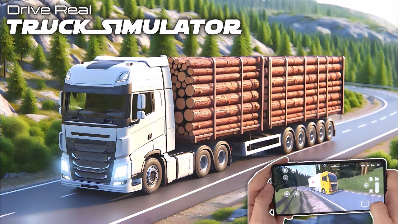 🚚Finally!! First Gameplay of Drive Real Truck Simulator by Drive Real ...