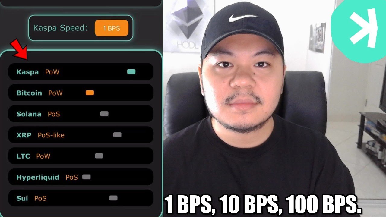 Kaspa: 1 BPS, 10 BPS, 100 BPS. - YouTube