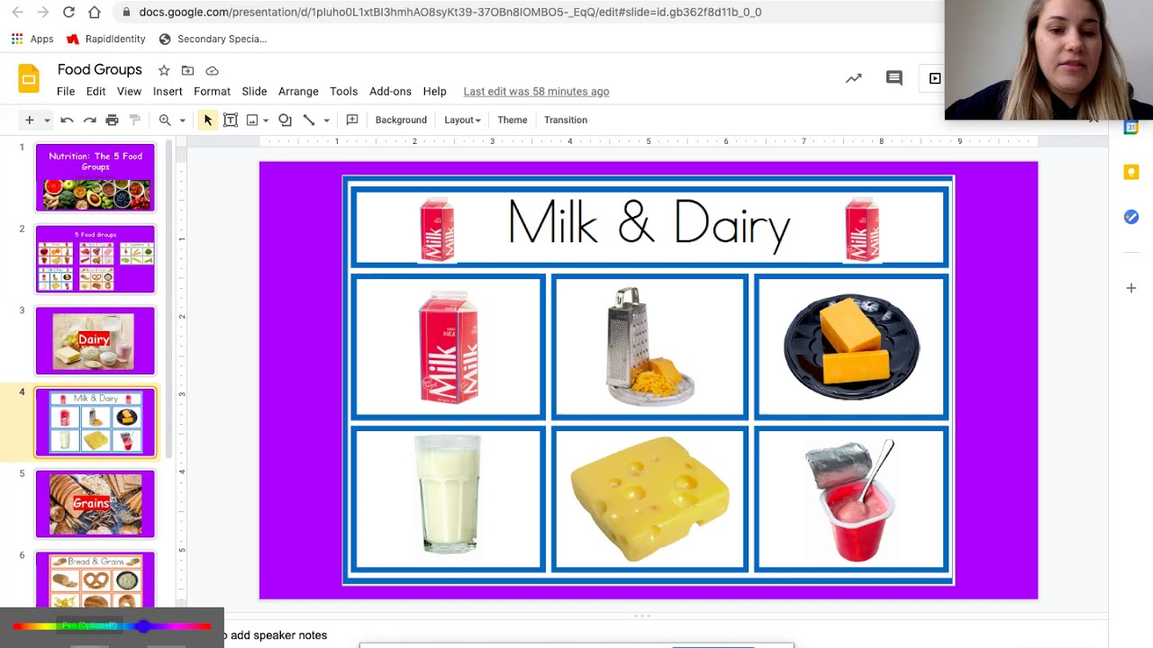 Life Skills: Food Groups - "Dairy" Lesson - YouTube