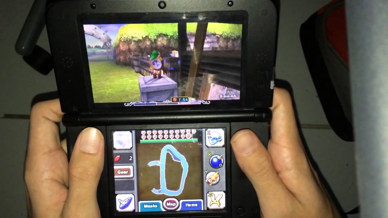 Majora's Mask Glitch Inside the Gorman Brothers race track - YouTube