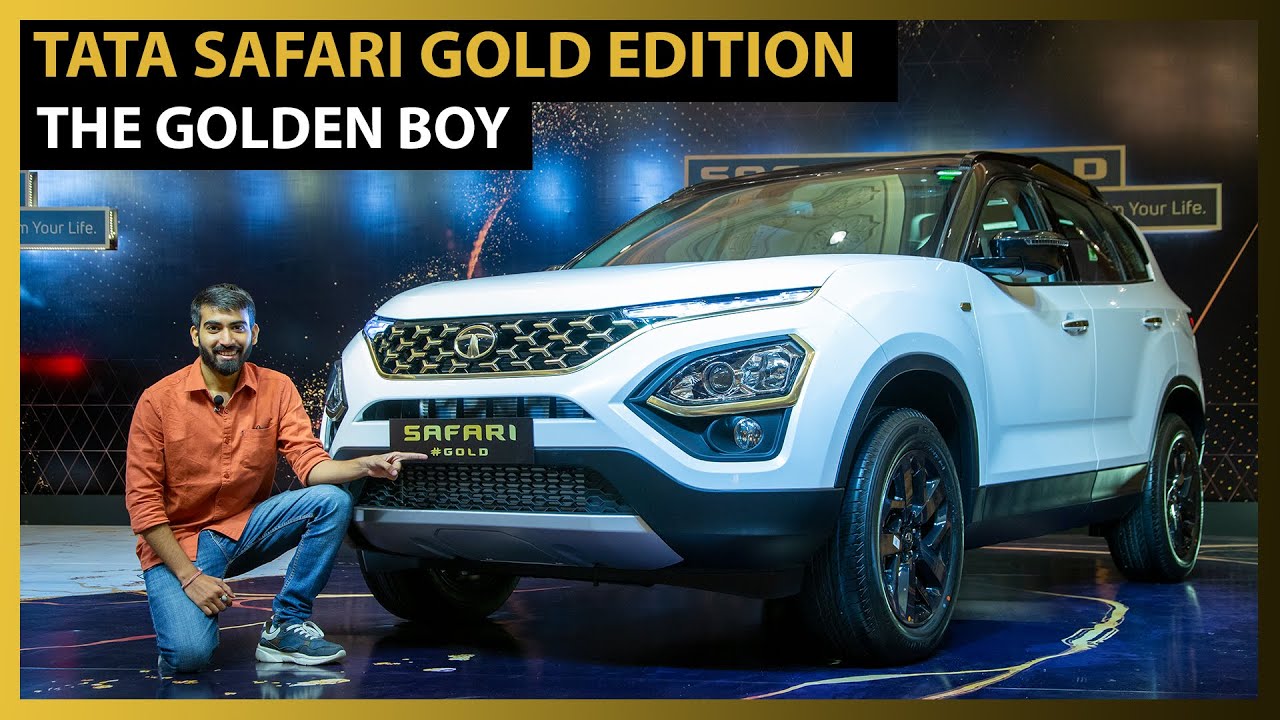 Tata Safari Gold Edition Walkaround | Enough Bling? - YouTube