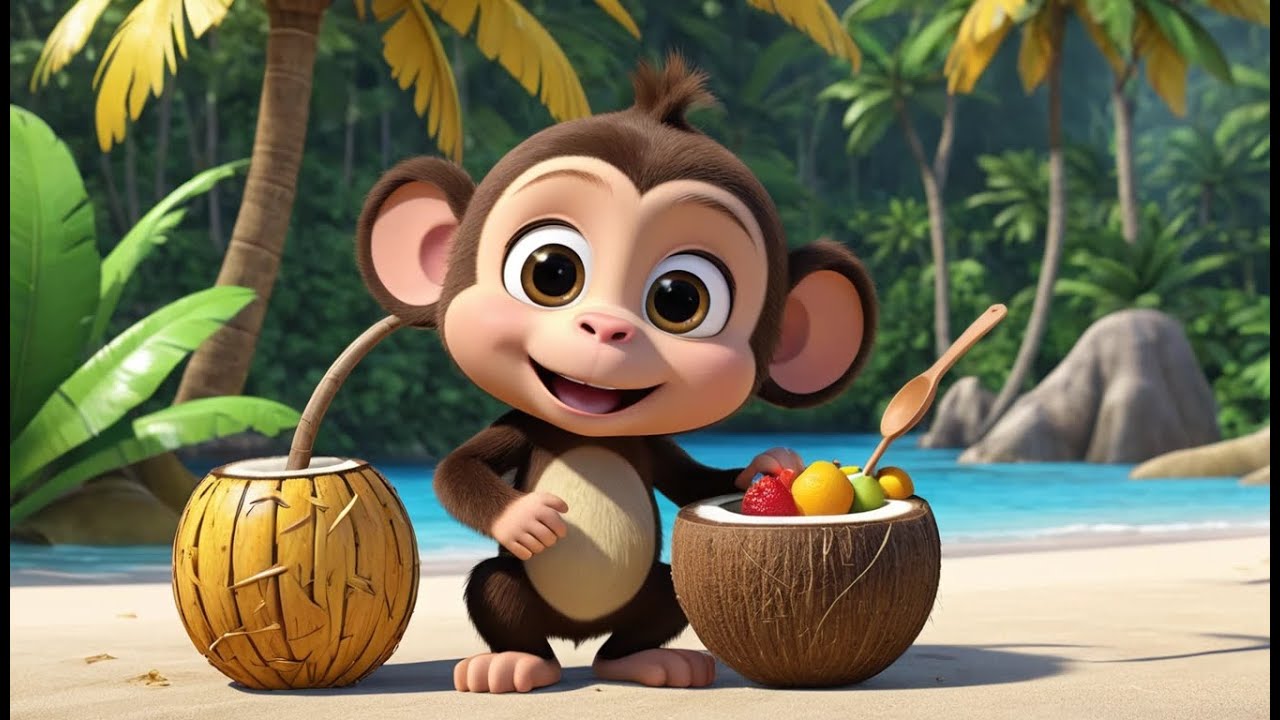 Five Little Monkeys’ Playtime Picnic 🐵🥪🌼 | Fun Counting Song for Kids ...