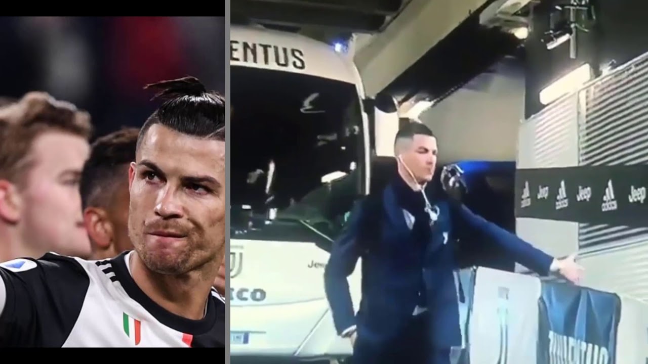RONALDO GREETING EMPTY SPACE IN SUPPORT OF FANS WHO ARE BARED FROM ...