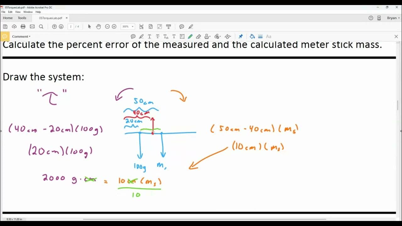 Bryan Neal - Physics Lab - Module Folder 2B STANDARD Lab - Torques ...