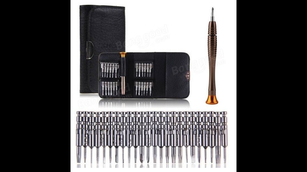 25 in 1 Multi-purpose Precision Screwdriver Wallet Set Repair Tools ...