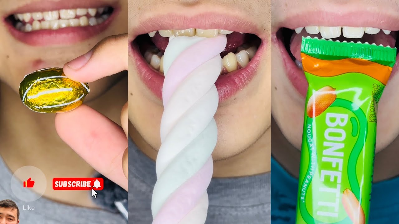 These Candy and Chocolate Chewing Sounds Are! - YouTube