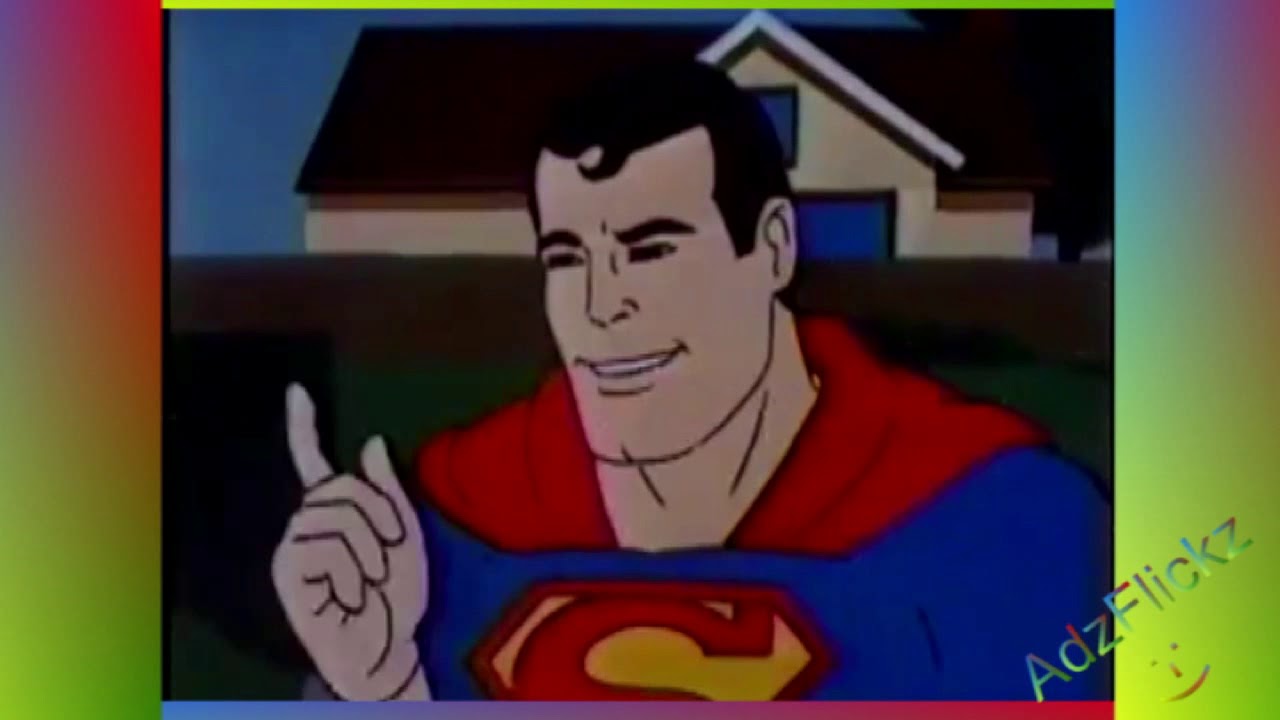 Super Friends Superman Safety Riding Bike 1983 - YouTube