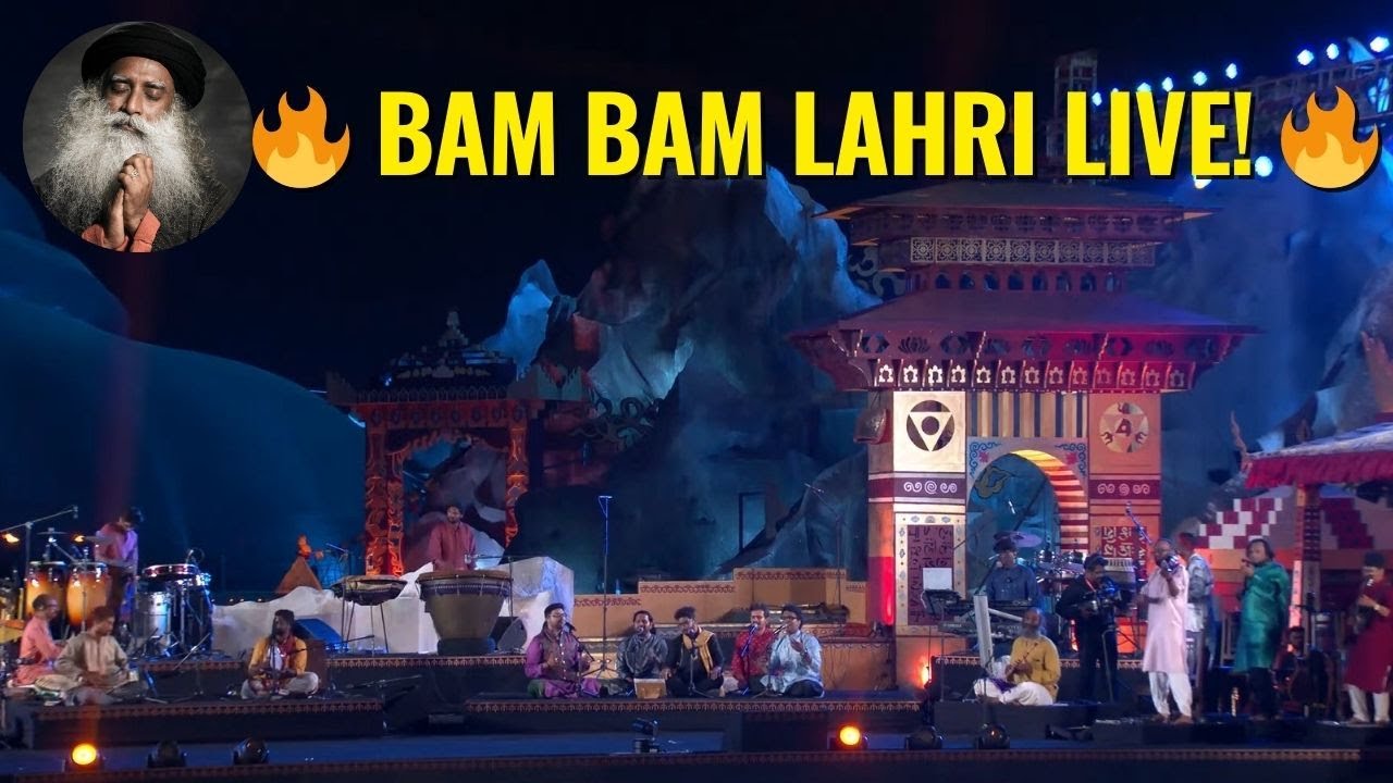 Bam Bam Lahri LIVE | Madhur Sharma at Sadhguru Mahashivratri 2025 ...