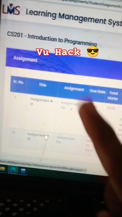 Vu Hack 😎😎 || Vu Assignment Solution 2024 || How to upload assignment in Grace day? #vuhack ...