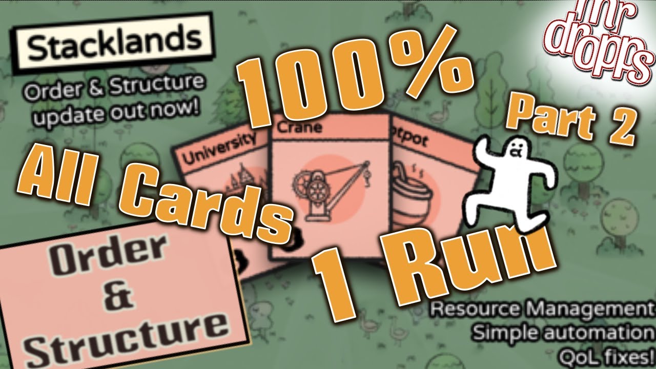 All Card 100% 1 Run Fresh Save - Day 2 - Stacklands - Order and Structure - YouTube