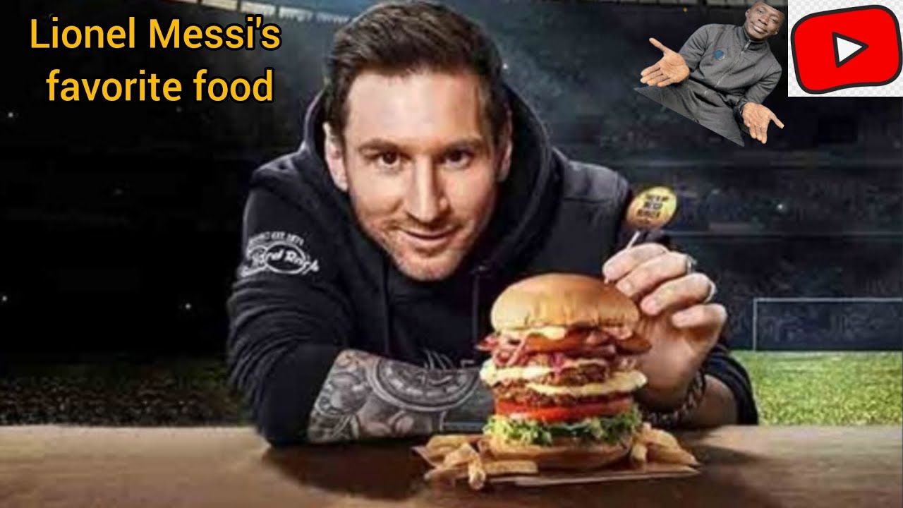 Lionel Messi's favorite food🍔🍔 - YouTube