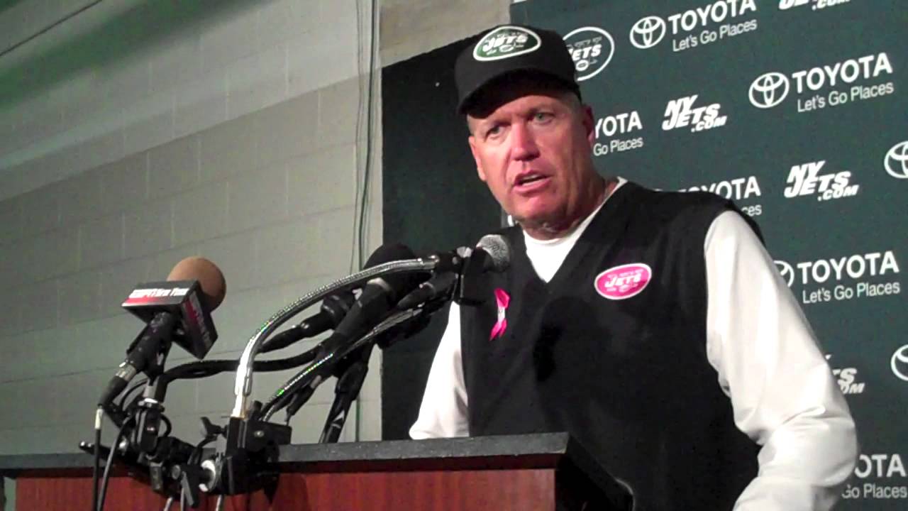 Rex Ryan Talks About Jets Win Over Falcons - YouTube