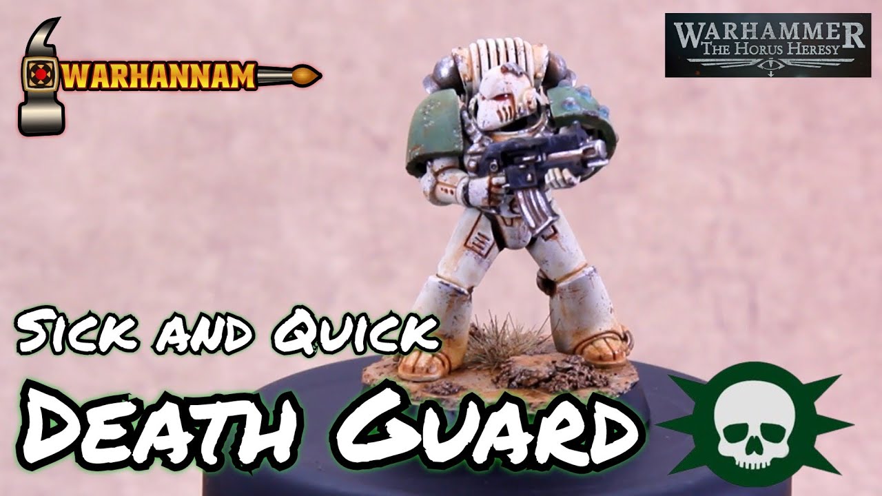 How I paint: 30k Death Guard - YouTube