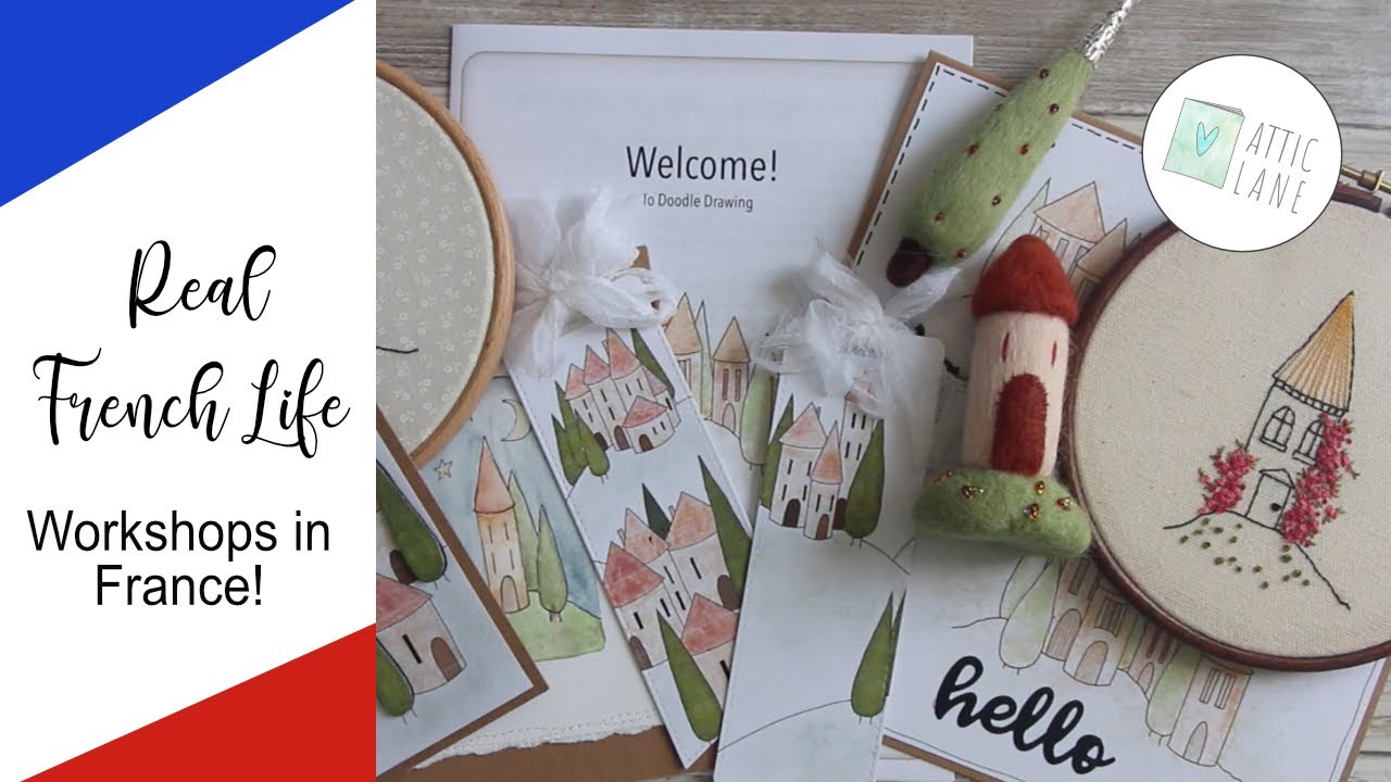 Workshops in France! (Doodle Drawing breaks out of the Attic!) - YouTube