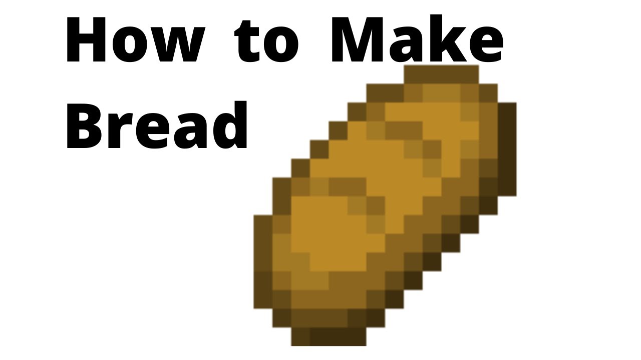 MINECRAFT: How to Make Bread in Minecraft - YouTube