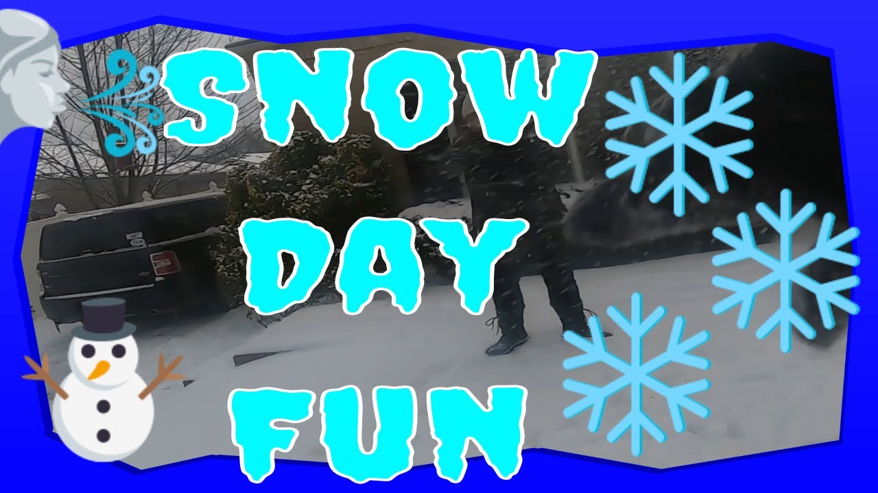 SNOW PLAY | PLAYING WITH THE SNOW | WINTER FUN | - YouTube