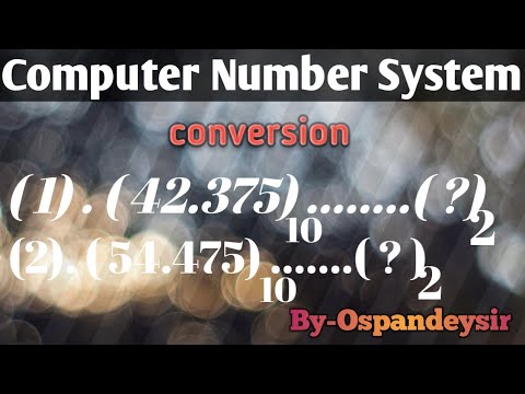 Decimal to Binary fraction | in hindi | converting decimal number to ...