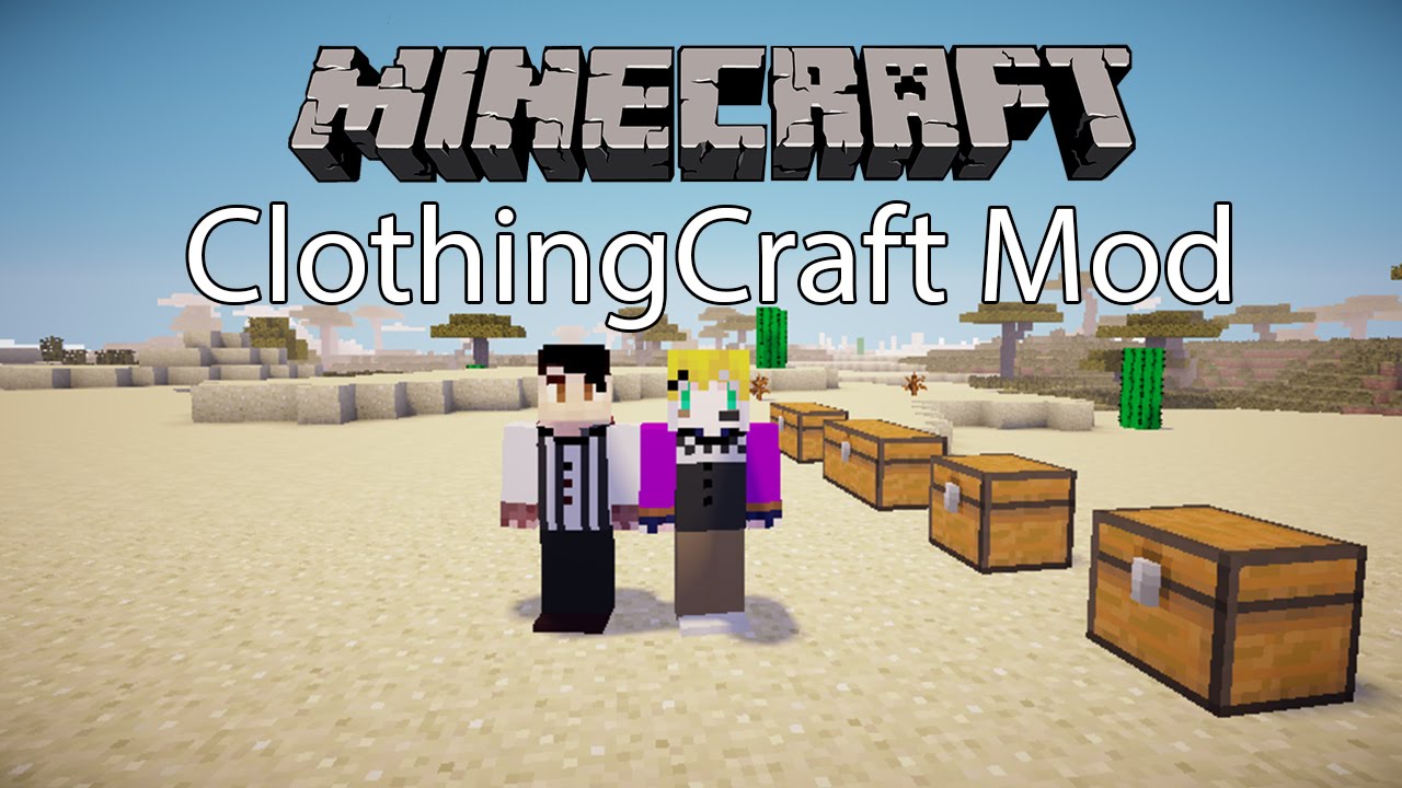 Minecraft Mod รีวิว - Mod เสื้อผ้า | ClothingCraft Mod - YouTube