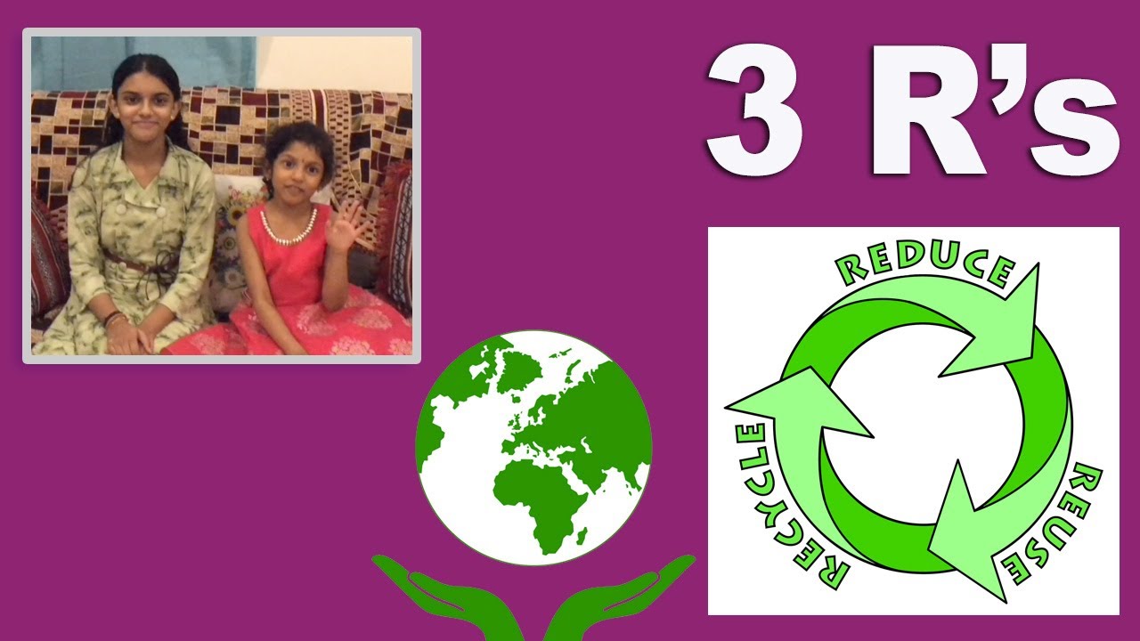 3 R's - A short video for kids (Reduce, Reuse, Recycle) - YouTube