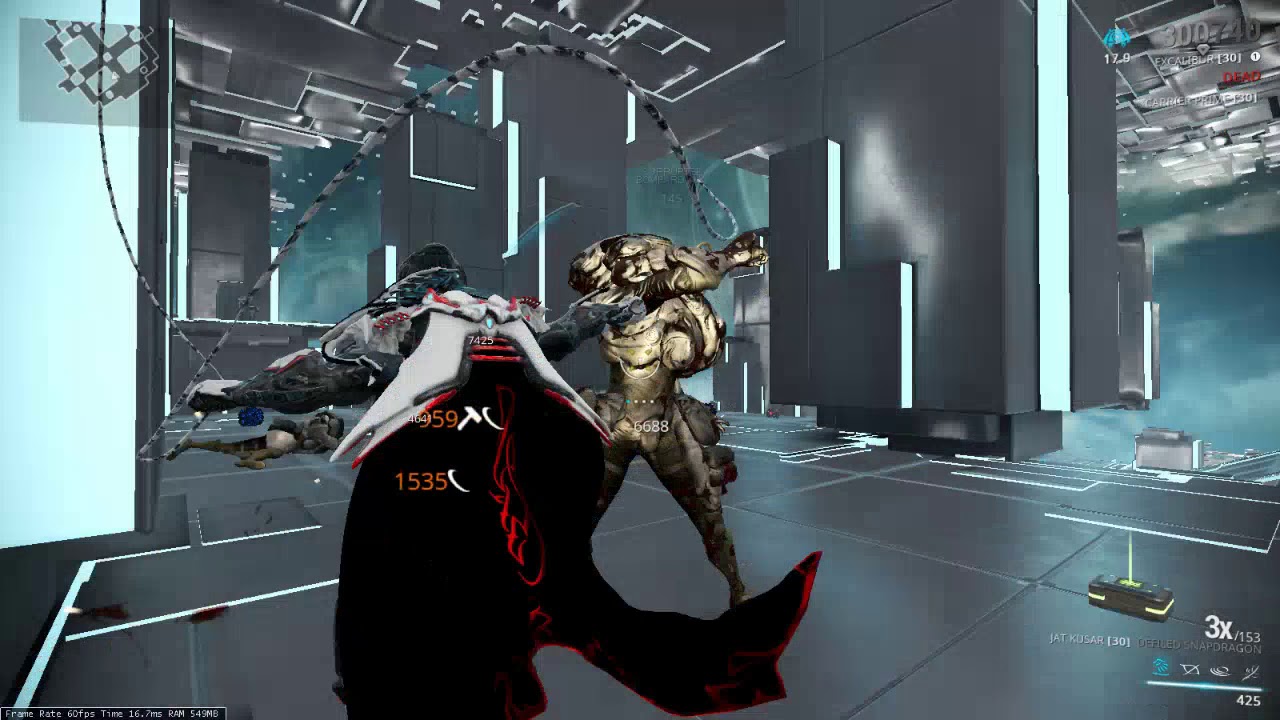 [Warframe] Jat Kusar Riven vs Heavy gunner Bombard - YouTube