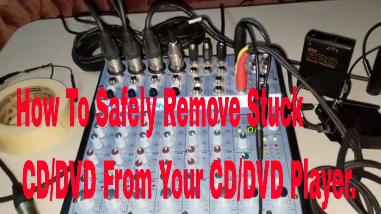 How To Safely Remove Stuck CD/DVD From CD/DVD Player (Dr. Victor ...