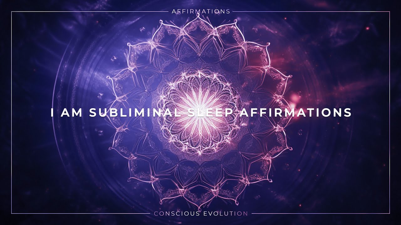 I AM Subliminal Sleep Affirmations & Meditation Music for Healing ...